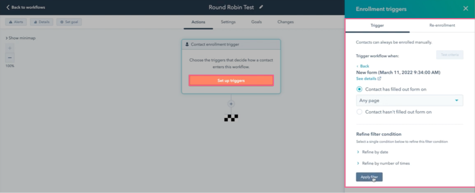 HubSpot round robin workflow overview (2023)