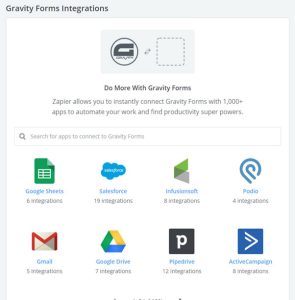 How to integrate Zapier with Gravity Forms